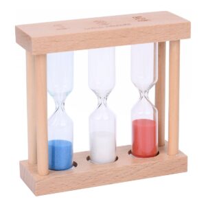 mini wooden sand hourglass 1 min / 3 min / 5 min sand timer hourglass sandglass timer clock