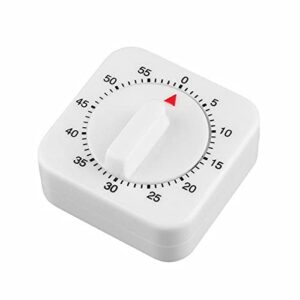 wind up mechanical kitchen timer 60 minutes stopwatch visual countdown timer cooking time portable loud bell large oven bags for