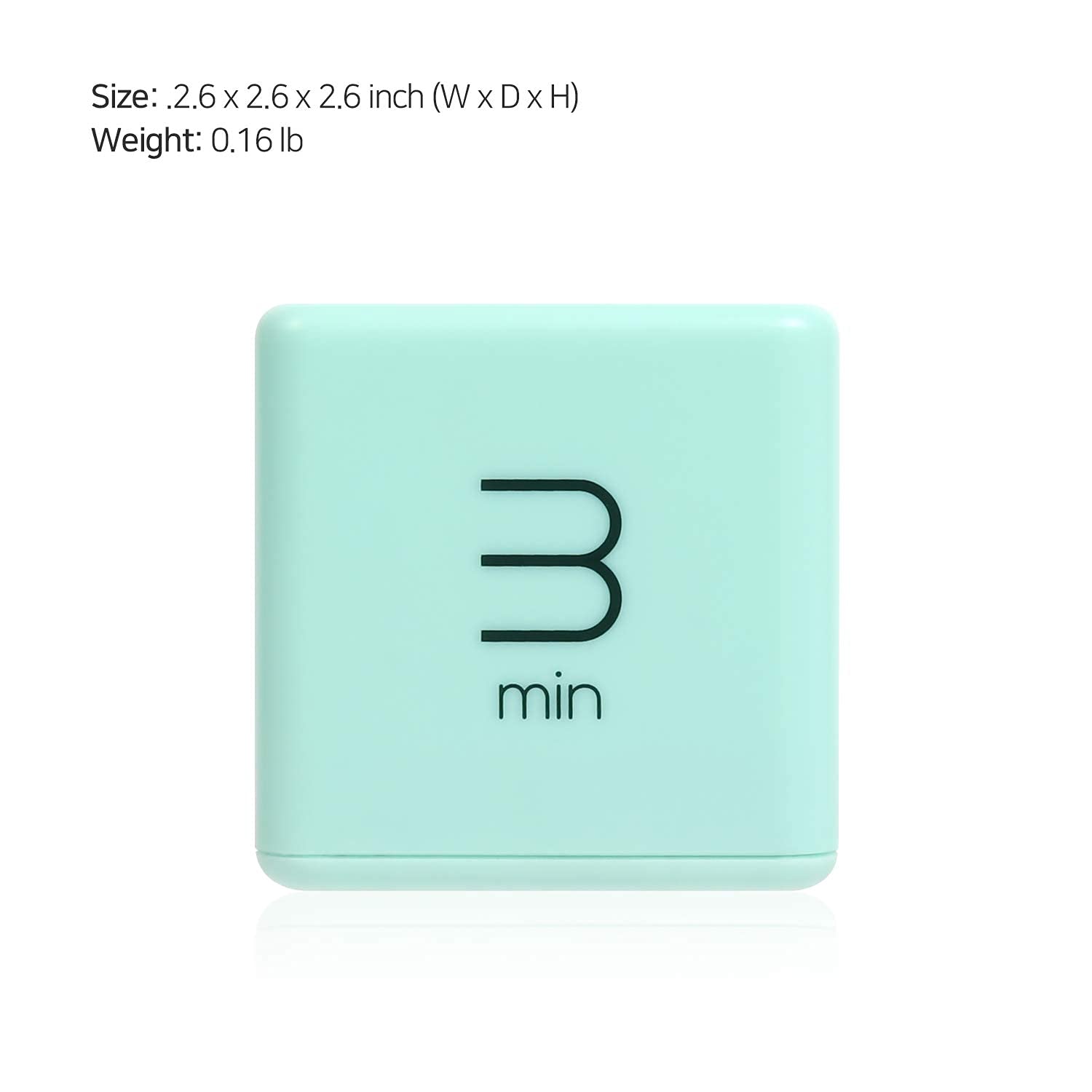 mooas Cube Timer Coral (10, 30, 50 and 60 Minutes) & Mint (1,3,5 and 10 Minutes) Bundle, Timer for Studying, Cooking, Workout, Kidstimer