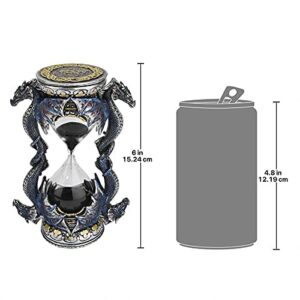 Design Toscano WU70646 Death's Door Dragon Gothic Decor Statue Hourglass Sand Timer, 6 Inch, Single