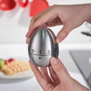 Egg Timer Kitchen Timer for Cooking, Efficient Timer 60 Minute No Batteries Required, Time Management Gadgets for Cooking, Learning, Meeting - A Lovely & Unique Gift