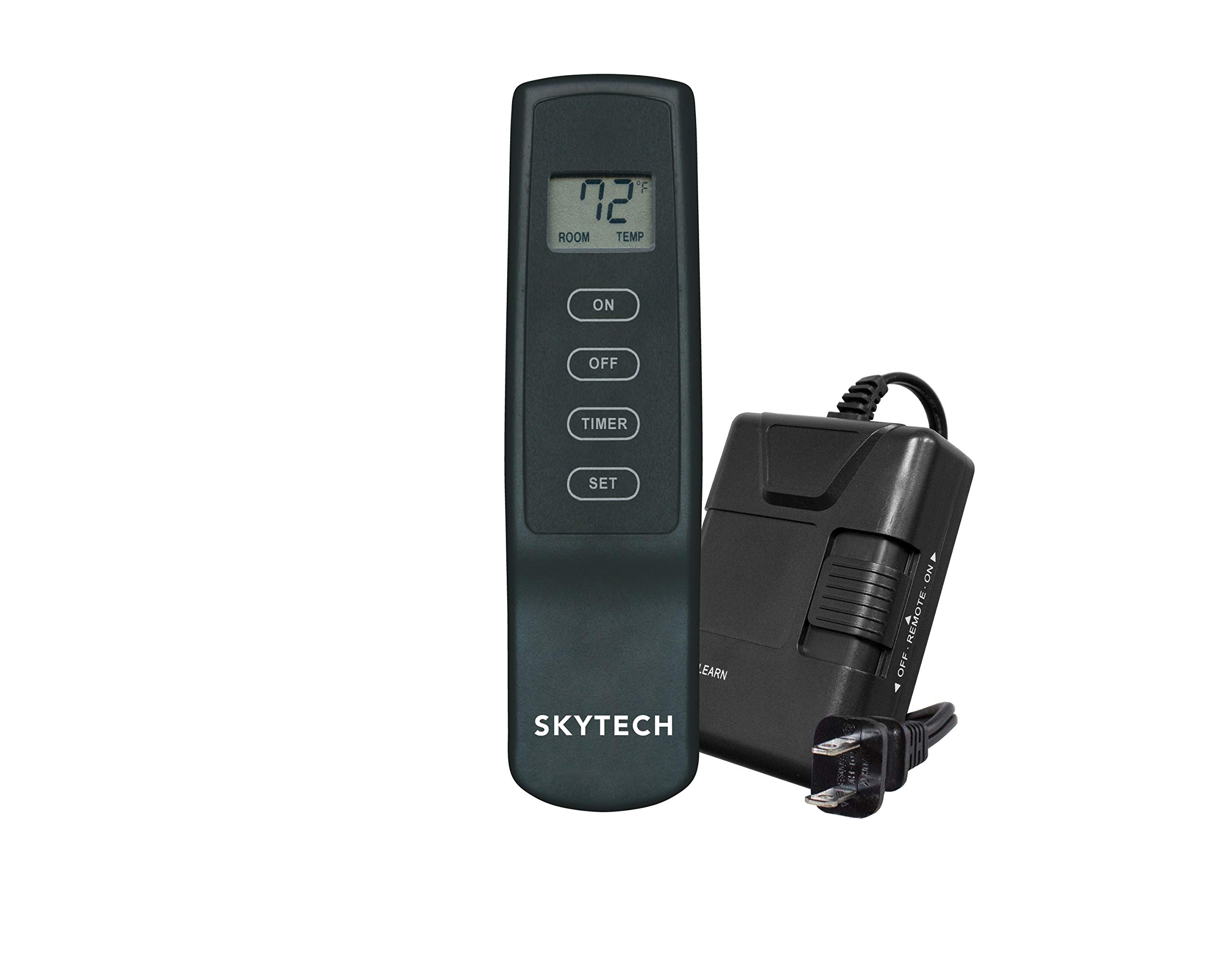 SkyTech 1410T/LCD Timer Control (SKY-1410T-LCD-A) Fireplace-remotes-and-thermostats, Black