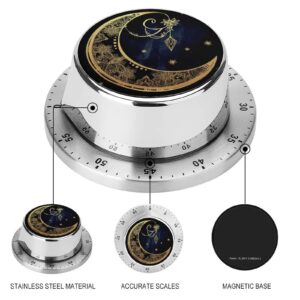 Kitchen Timer Moon Timer Magnetic Timer Mechanical Timer for Home Baking Cooking Oven