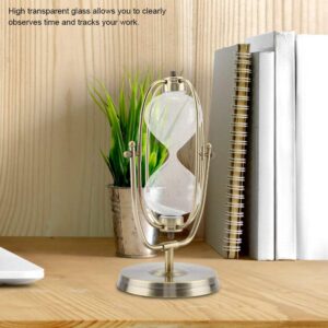 Valentine's Day Carnival Rotatable Sand Timer Transparent Glass Hourglass Clock(60 Minutes, L)