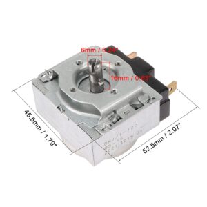 uxcell Time Controller Timer Switch 120 Minutes 120M Round Shaft Replacement for Electronic Microwave Oven Cooker