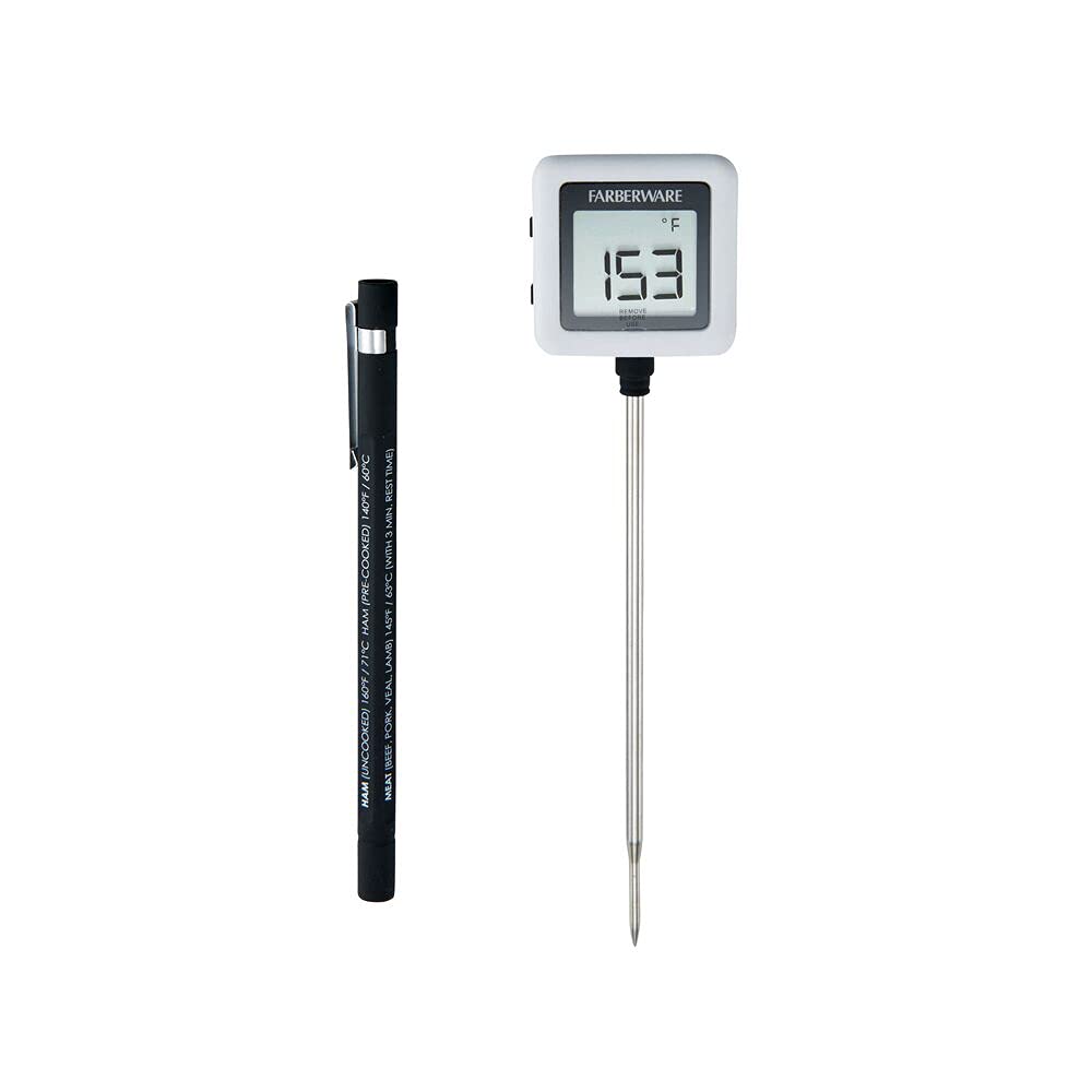 Farberware Protek Instant Read Thermometer, Black