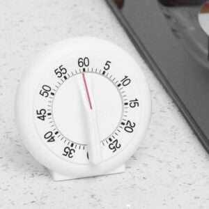 Kitchen Timer, 60 Minutes Round Shape Timer Kitchen Cooking Ring Mechanical Counter Alarm Clock for Cooking, Game Timers, Titness Exercising