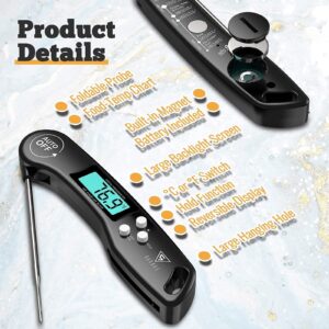 DOQAUS Digital Meat Thermometer [2 Pack] (CP1)