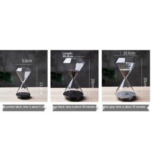 ACGrade 5/15/30 Wind Hourglass Timer Modern Design Office Decoration Ornaments Birthday Gift Sand Clock Sand Timer Hourglass Hourglass Timer