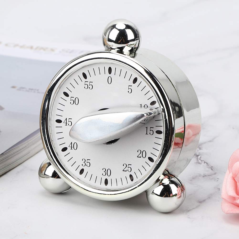 Kitchen Timer Cylindrical Mechanical Timer Cooking Reminder Precise Alarm Clock for Kitchen Hairdressing Beauty Salon Cooking Learning Baking Manual Timer