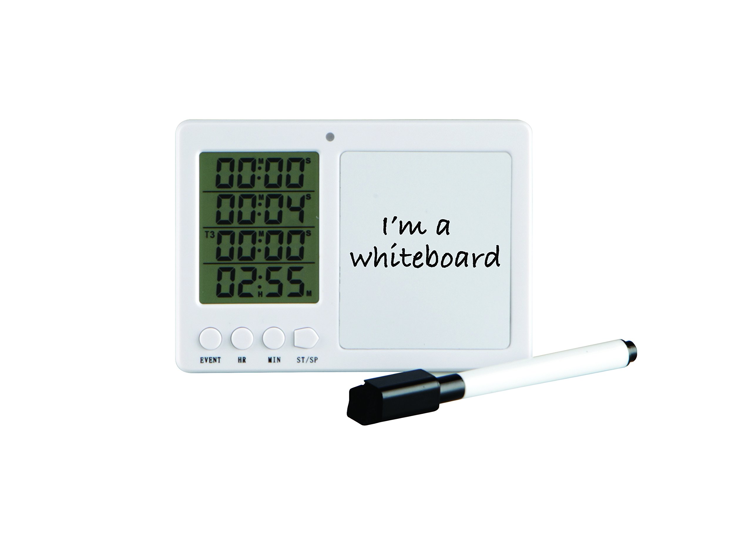 Heathrow Scientific HS120365 White ABS Plastic Lab Alert Board Timer