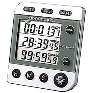 digi-sense traceable triple-display three-channel digital timer with calibration