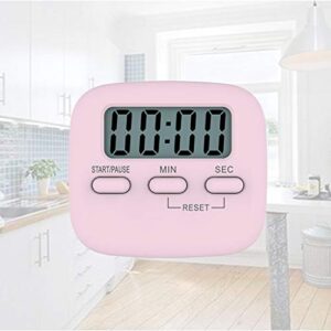 Kitchen Timer 60 Minute Timing - Digital Kitchen Timer Magnetic Countdown Loud Alarm Interval Plastic Funny Multipurpose Household Item