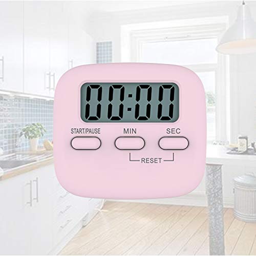 Kitchen Timer 60 Minute Timing - Digital Kitchen Timer Magnetic Countdown Loud Alarm Interval Plastic Funny Multipurpose Household Item