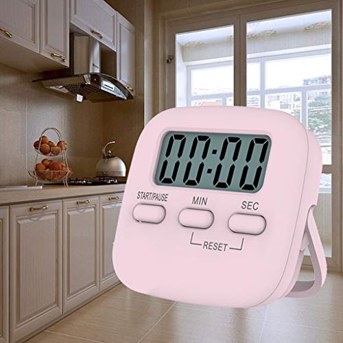 Kitchen Timer 60 Minute Timing - Digital Kitchen Timer Magnetic Countdown Loud Alarm Interval Plastic Funny Multipurpose Household Item