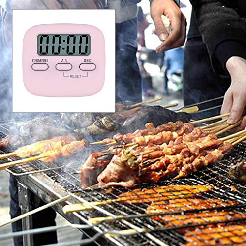 Kitchen Timer 60 Minute Timing - Digital Kitchen Timer Magnetic Countdown Loud Alarm Interval Plastic Funny Multipurpose Household Item