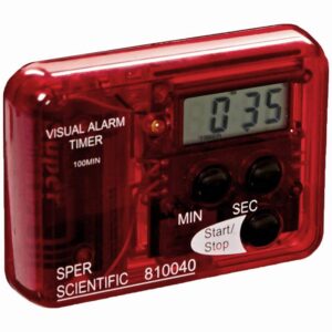 Timer: 99 Minute with Flashing Light/Alarm - Sper Scientific (810040)