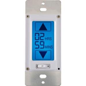 16 amp backlit lcd indoor countdown timer - white