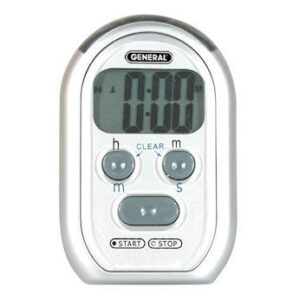 general tools ti150 digital stopwatch/clock with flashing/vibrating alarm