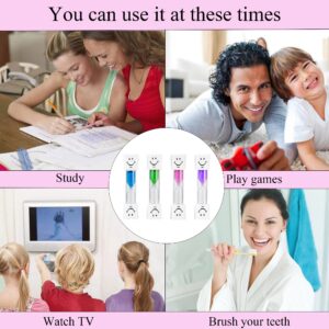 Toothbrush Timer, COFHOM 2 Minute Sand Timer for Kids, 4 Pieces Tooth Brushing Timer, Timers Help Children Brush Their Teeth Within A Scientifically Reasonable Time (Blue, Pink, Purple, Green)