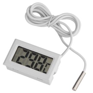 refrigerator fridge thermometer, mini led display digital temperature meter probe sensor digital lcd thermometer