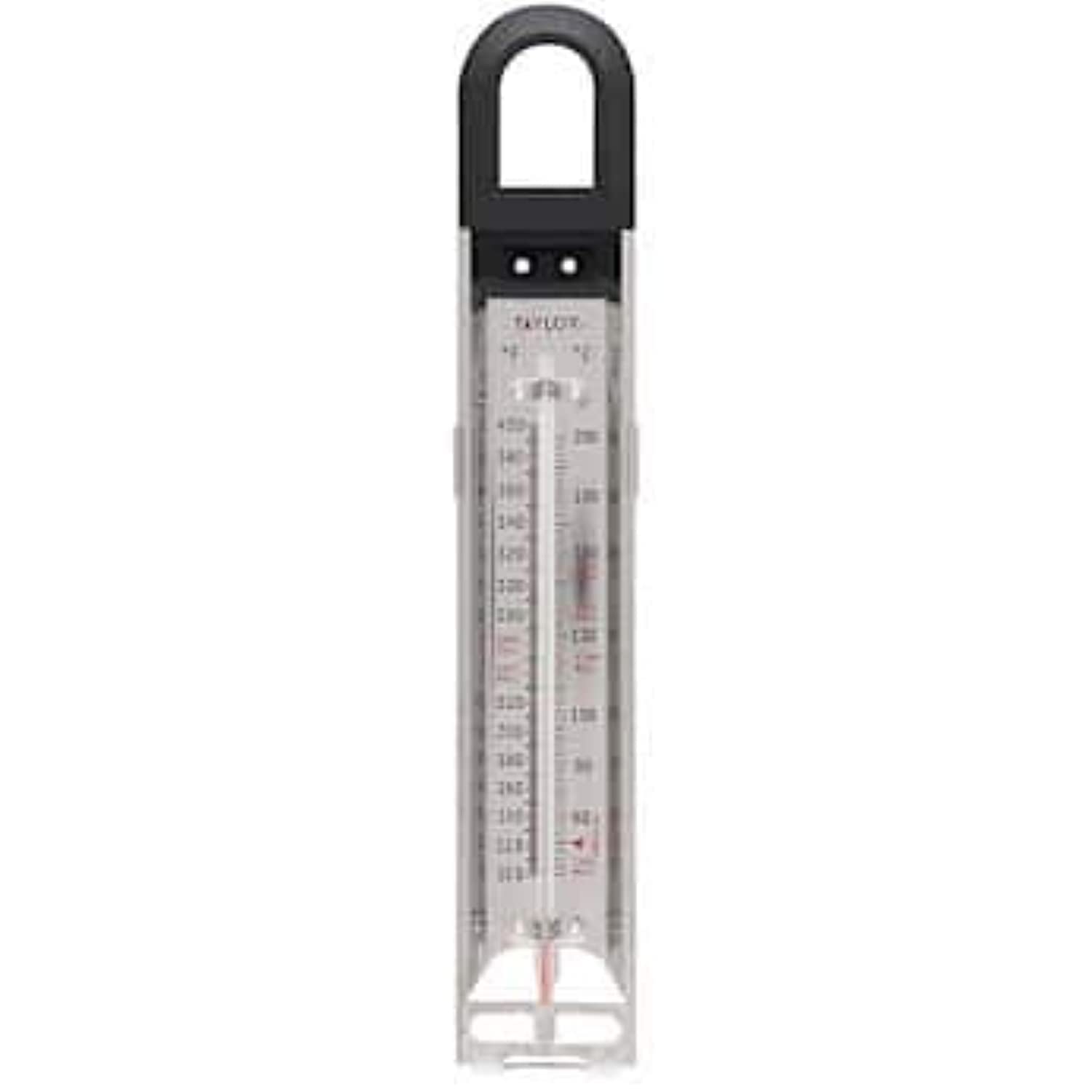 Taylor 5983N Class Series Candy/Deep Fry Analog Glass Tube Thermometer with Eteched Temperature Zones in Glass