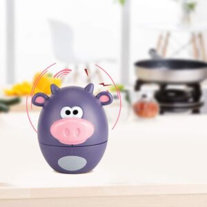 Eboxer Kitchen Timer Cute Cartoon Cooking Timer 55-Minute Mechanical Countdown Timer for Cooking, Games, Exercising and so on(Purple-01)