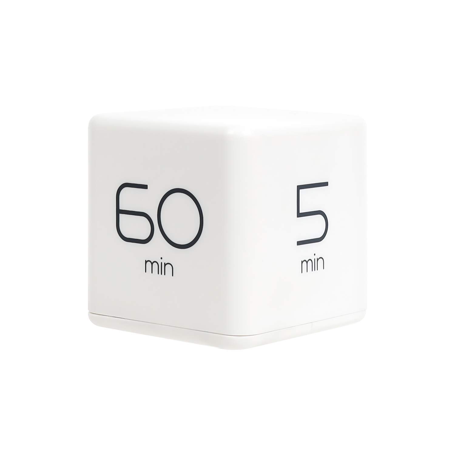 mooas Cube timers White (5,15,30 and 60 Minutes) & Multi Cube Violet (5,10,20 and 30 Minutes) Bundle, Time Management, Time for Studying, Cooking and Workout, Kids Timer