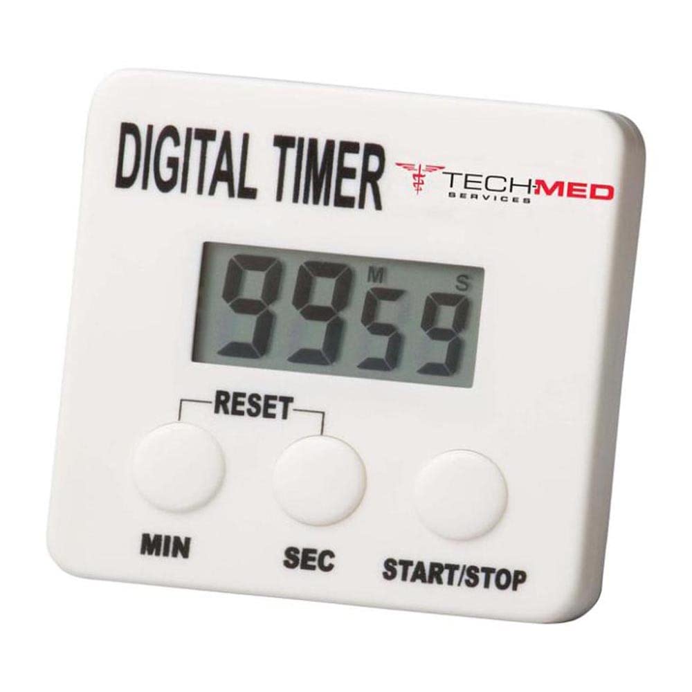 Dukal TEC 4452 Tech-Med Digital Timer, 1/2" Number Display, 2-3/4" x 1-1/2"