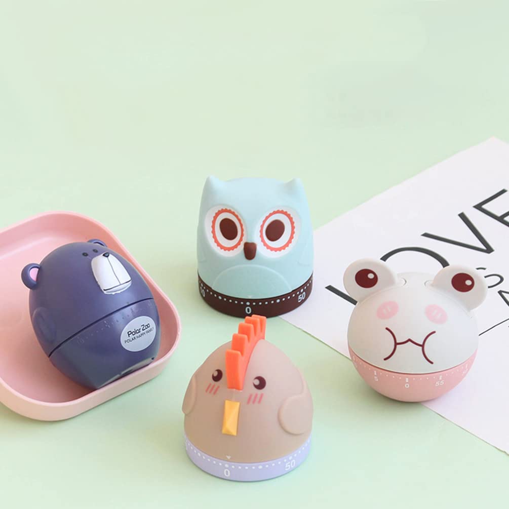 LIFKOME Cute Kitchen Timer Chicken Mechanical Timer for Kids 60-Minute Wind Up Egg Timer for Cooking Time Management Home Decoration