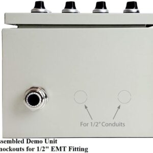 Powder Coating Oven Controller Kit w/Light and Fan Control, 240V 50A 12000W (KIT-PCO404) (DIY Kit + Wiring Kit)