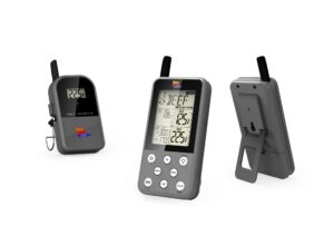 maverick et 733 gray long range wireless dual probe bbq smoker meat thermometer set