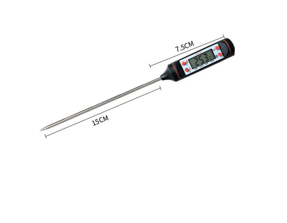 BBQ Thermometer. Digital Meat Thermometer for Cooking, Instant Read Meat Thermometer with Probe, Waterproof Digital Food Probe for Kitchen, Outdoor Grilling and BBQ! (Send Barbecue Tongs）