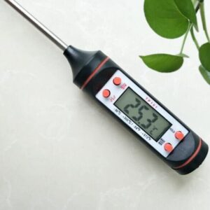 BBQ Thermometer. Digital Meat Thermometer for Cooking, Instant Read Meat Thermometer with Probe, Waterproof Digital Food Probe for Kitchen, Outdoor Grilling and BBQ! (Send Barbecue Tongs）