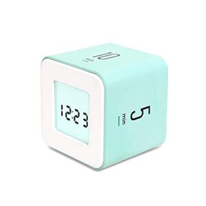 mooas Multi Cube Timer Neon Coral (10,30,50,60 Minutes) & Mint (1,3,5,10 Minutes) Bundle, Clock & Alarm, Time Management, Time for Studying, Cooking and Workout, Kids Timer