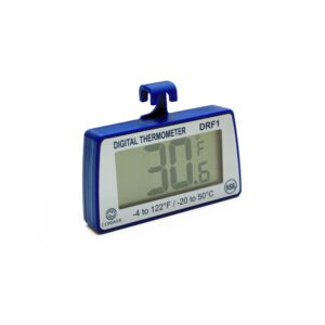 comark drf1 digital refrigerator and freezer thermometer, blue