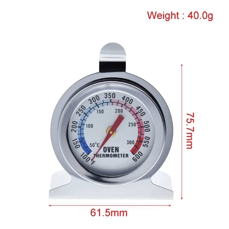 1Pcs Food Meat Temperature Stand Up Dial Oven Thermometer Stainless Steel Gauge Gage Kitchen Cooker Baking Supplies