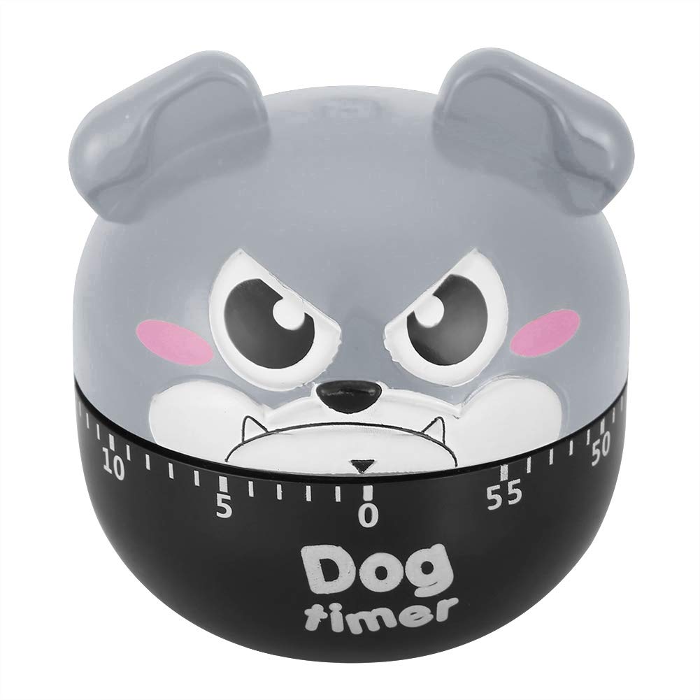 Fdit Kitchen Timer,Mechanical Kitchen Timer Cute Dog Manual Counters Suitable for Home Cooking Reminder Tool(3#)