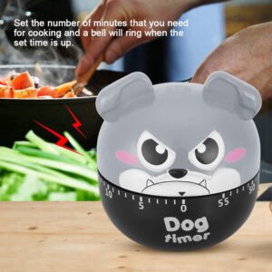 Fdit Kitchen Timer,Mechanical Kitchen Timer Cute Dog Manual Counters Suitable for Home Cooking Reminder Tool(3#)