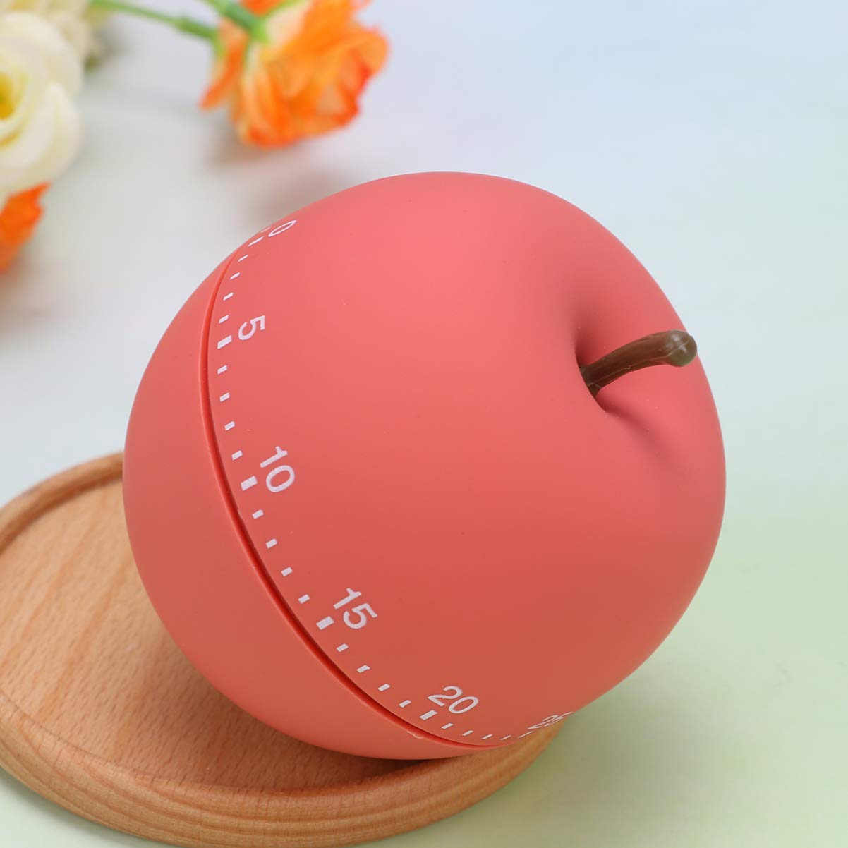 Shape Kitchen Timer Adorable Novelty Mechanical Rotating Alarm Clock Manual Cooking Baking Timer Decor Gift for