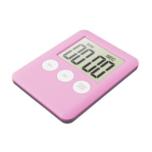 discountstore145 timers for kitchen digital kitchen timer countdown stopwatch timer with loud alarm large display pink