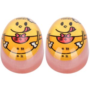 egg timer, 2pcs egg boil timer color changing indicator to boil soft‑boiled egg hard‑boiled egg judge cooking degree according to color change