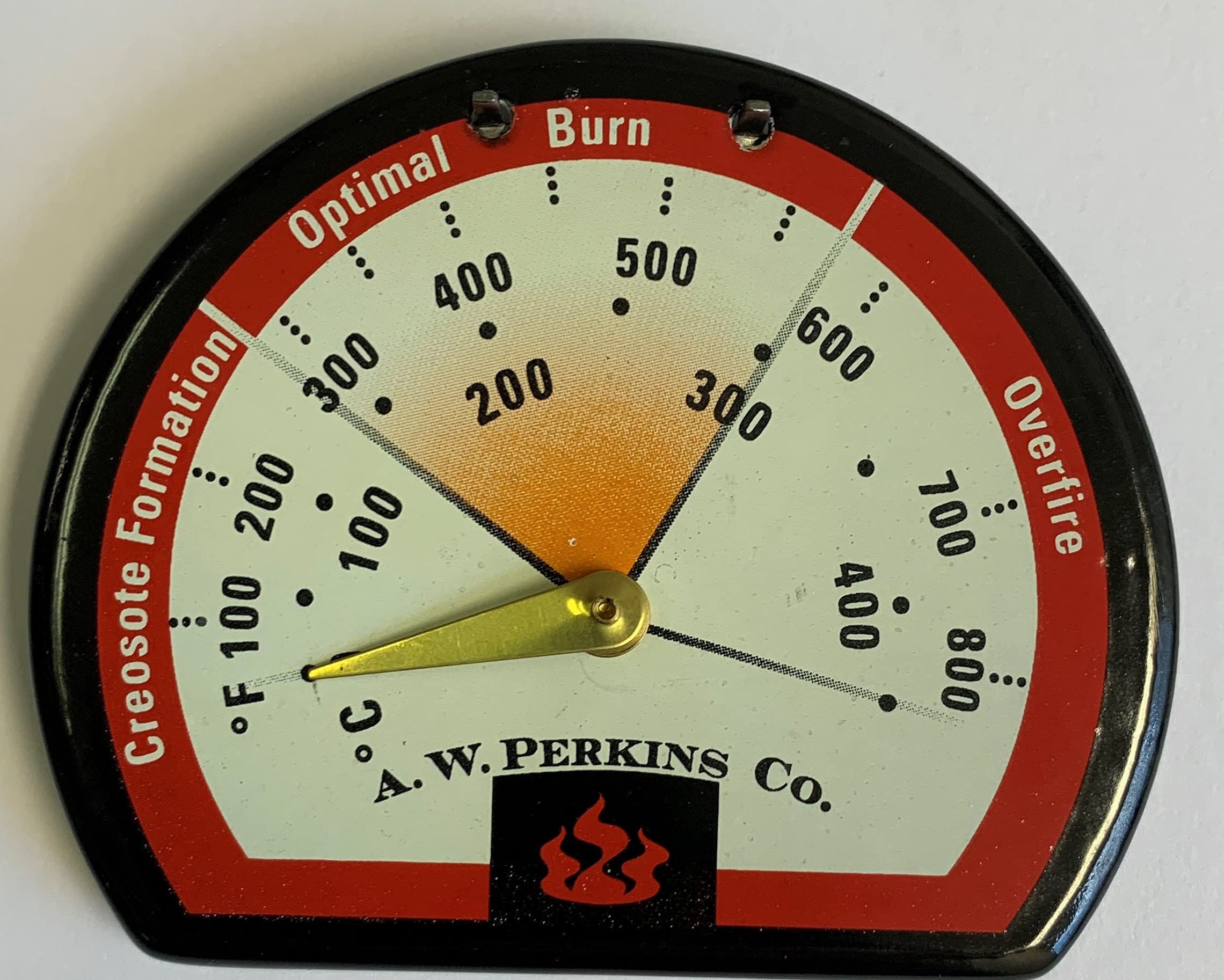 A.W. PERKINS CO Stove Pipe Thermometer for Wood Stoves | Magnetic