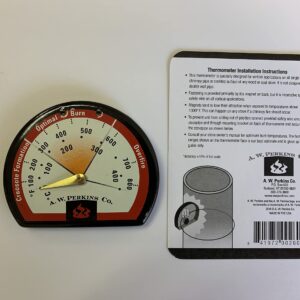 A.W. PERKINS CO Stove Pipe Thermometer for Wood Stoves | Magnetic