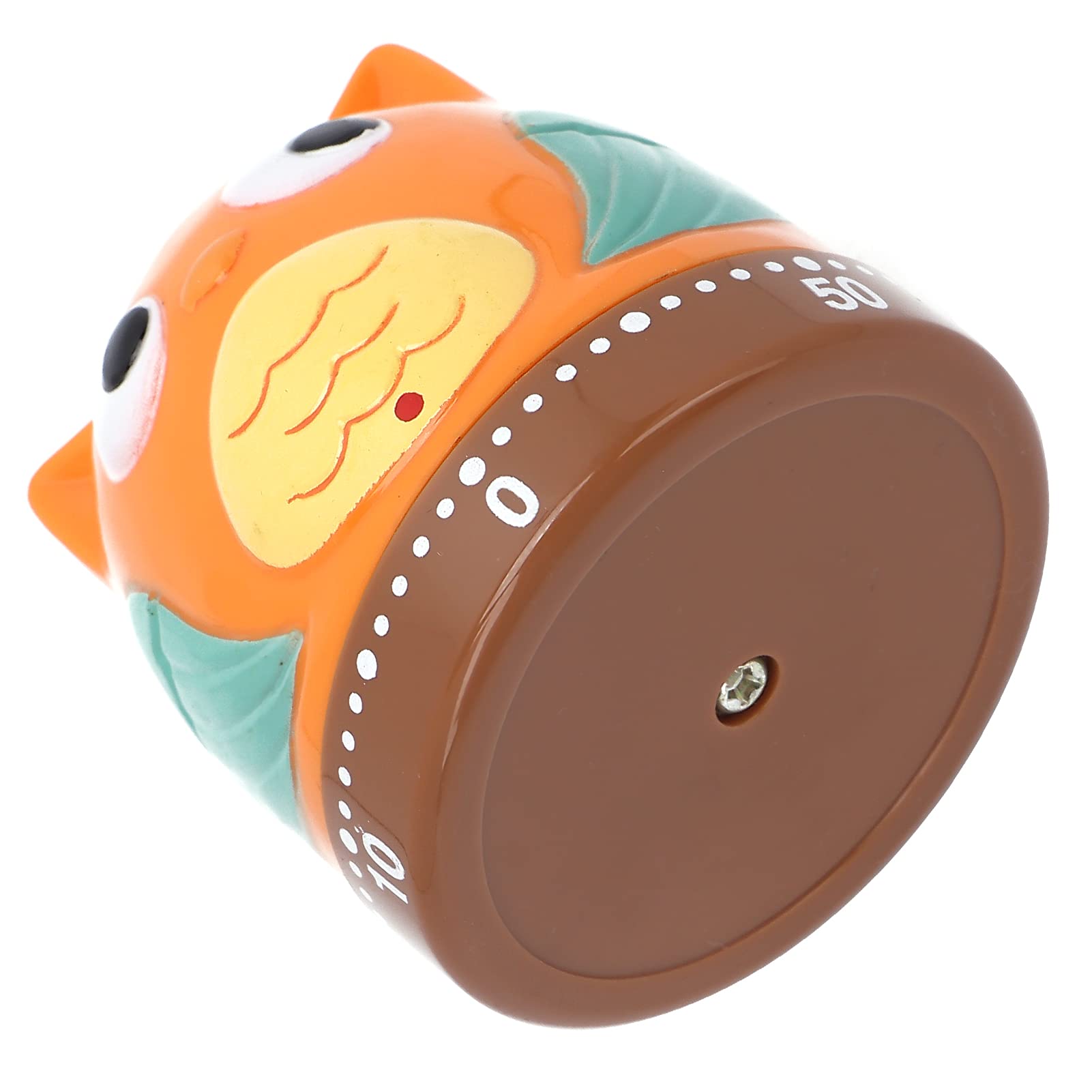 Owl Rotating Timer Cartoon Cute 60 Minutes Wind Up Timer Mechanical Rotating Count Down Timer For Homes, Beauty Salons, Kitchens, Schools, Gyms, Care,