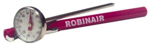 robinair 10945 dial thermometer, 0° to +220°f, 1-3/4" face