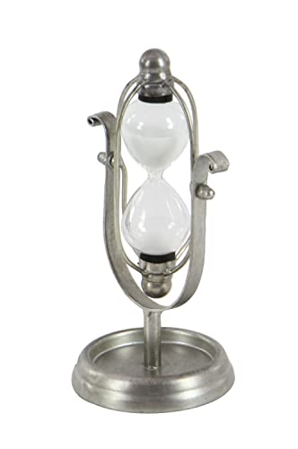 Deco 79 Traditional Metal Solid Timer, 4" x 4" x 8", Silver