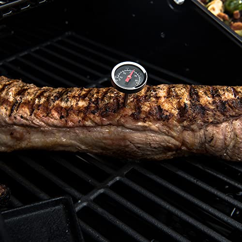 Megamaster 4 Pack Stainless Steel Meat Thermometers, Analog, Perfect Grill Accessory, Great for Grilling, BBQ, Outdoor Cooking, Tailgating, 530-0029P