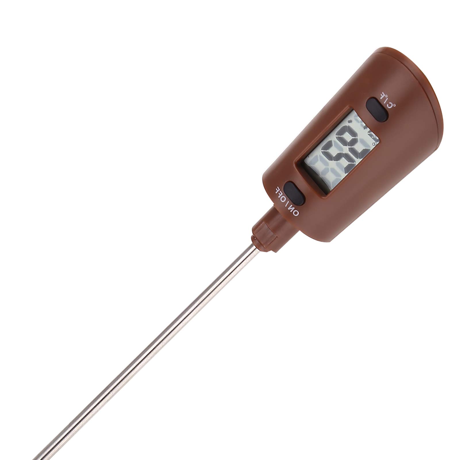 Kitchen Cooking Thermometer Digital Candy Spatula Thermometer, 2 in 1 Chocolate Spatula Thermometer, Silicone Spatula Meat Thermometer for Chocolate Jams Syrup, Instant Read Meat Candy Thermometer