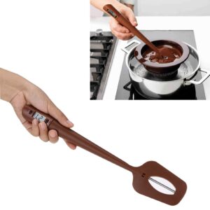 Kitchen Cooking Thermometer Digital Candy Spatula Thermometer, 2 in 1 Chocolate Spatula Thermometer, Silicone Spatula Meat Thermometer for Chocolate Jams Syrup, Instant Read Meat Candy Thermometer